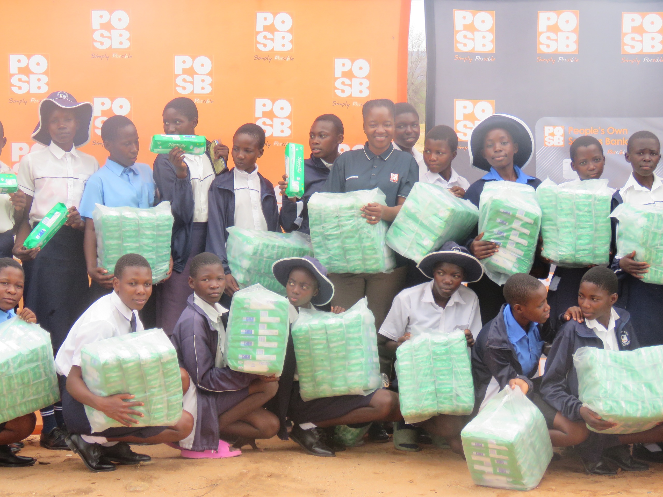 POSB Donates Sanitary Pads to Siachilaba Secondary School in Binga ...